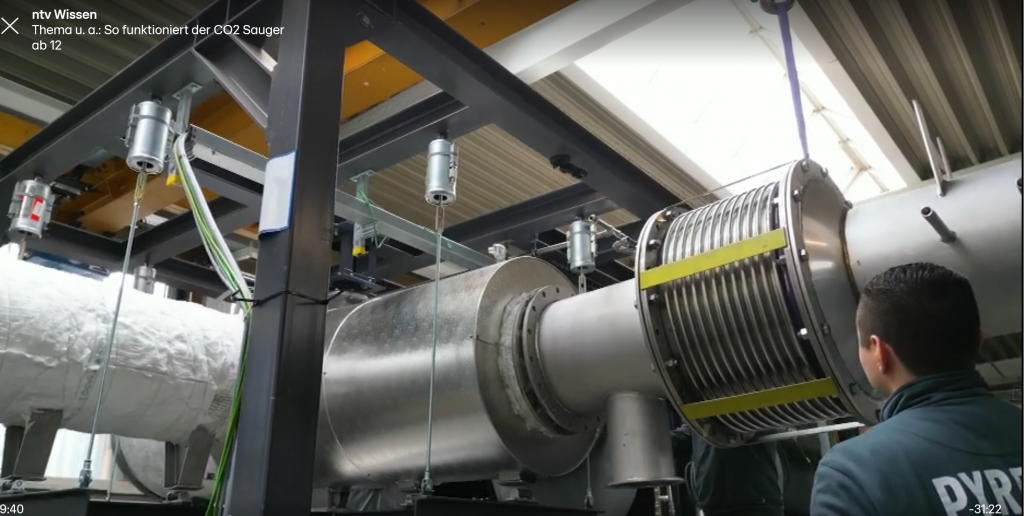 ntv Wissen Dokumentation: "So funktioniert der CO2-Sauger" - PYREG