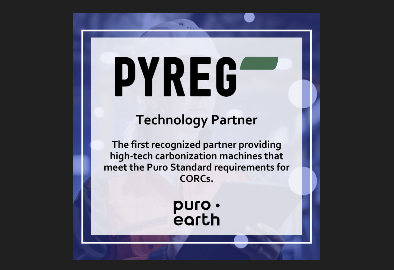 puro.earth & PYREG empower biochar suppliers to monetize their carbon removal activities - PYREG ...