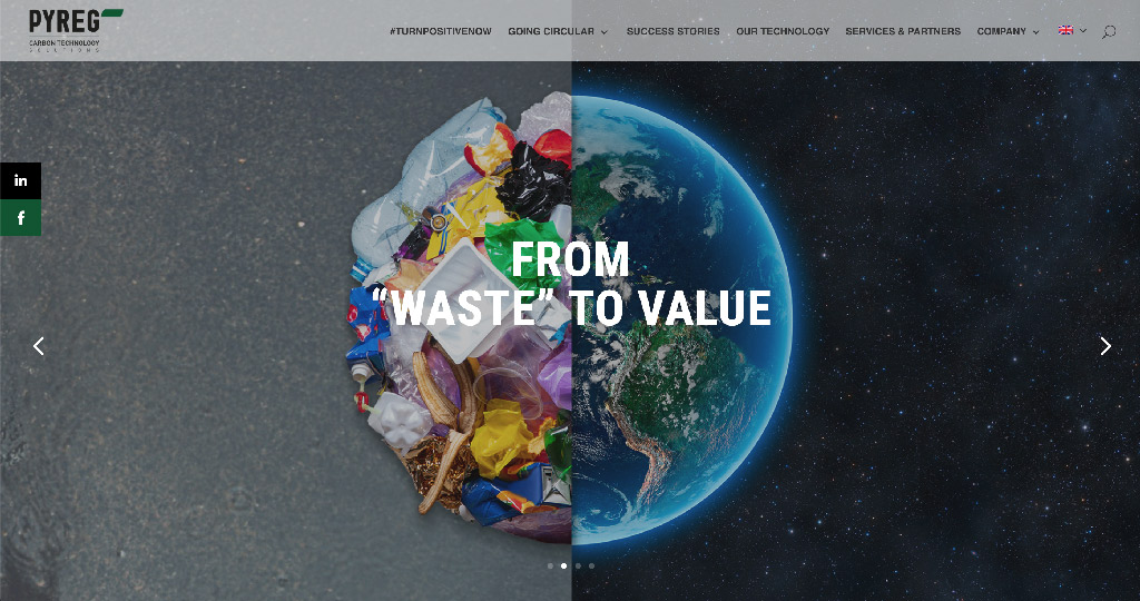 PYREG: Waste to value – Net-Zero Technology
