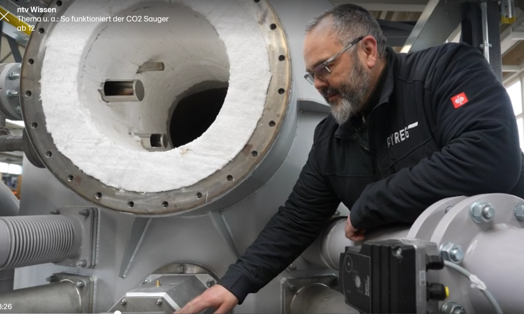 ntv Wissen documentary: "How the CO2 absorber works" - PYREG GmbH
